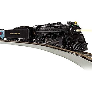 Lionel The Polar Express LionChief 2-8-4 Set with Bluetooth Capability, HO Gauge Model Train Set with Remote