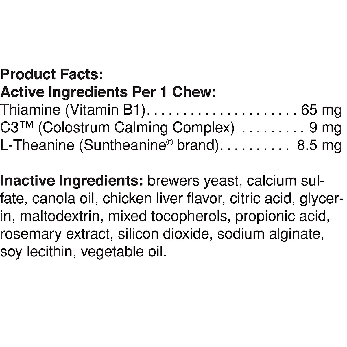 Pet Naturals of Vermont - Calming, Behavioral Support Supplement for Dogs and Cats, 160 Bite Sized Chews