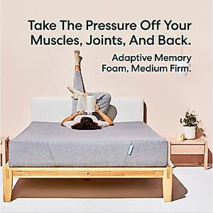 Siena Twin Mattress - Memory Foam 10'' - Medium Firm - 180 Night Trial - 5 Premium Layers - Breathable Cool Comfort Sleep Bed in a Box, 10 Year Warranty, White