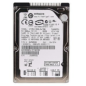 Refurbished- 80GB IDE Hitachi Travelstar 5K160 5400RPM 8MB 9.5mm HTS541680J9AT00