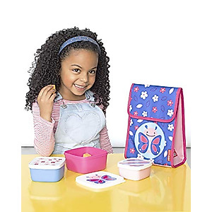 Skip Hop Toddler Lunch Box, Zoo Lunch Bag, Butterfly
