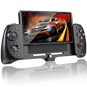 CXY CHYUHSIN Joy-Con Controller for Nintendo Switch - USB-C Plug & Play, 15V PD Fast Charging, Dual Vibration & 6-Axis Gyro, 3 Turbo Speeds, Protect Console, Easy Setup