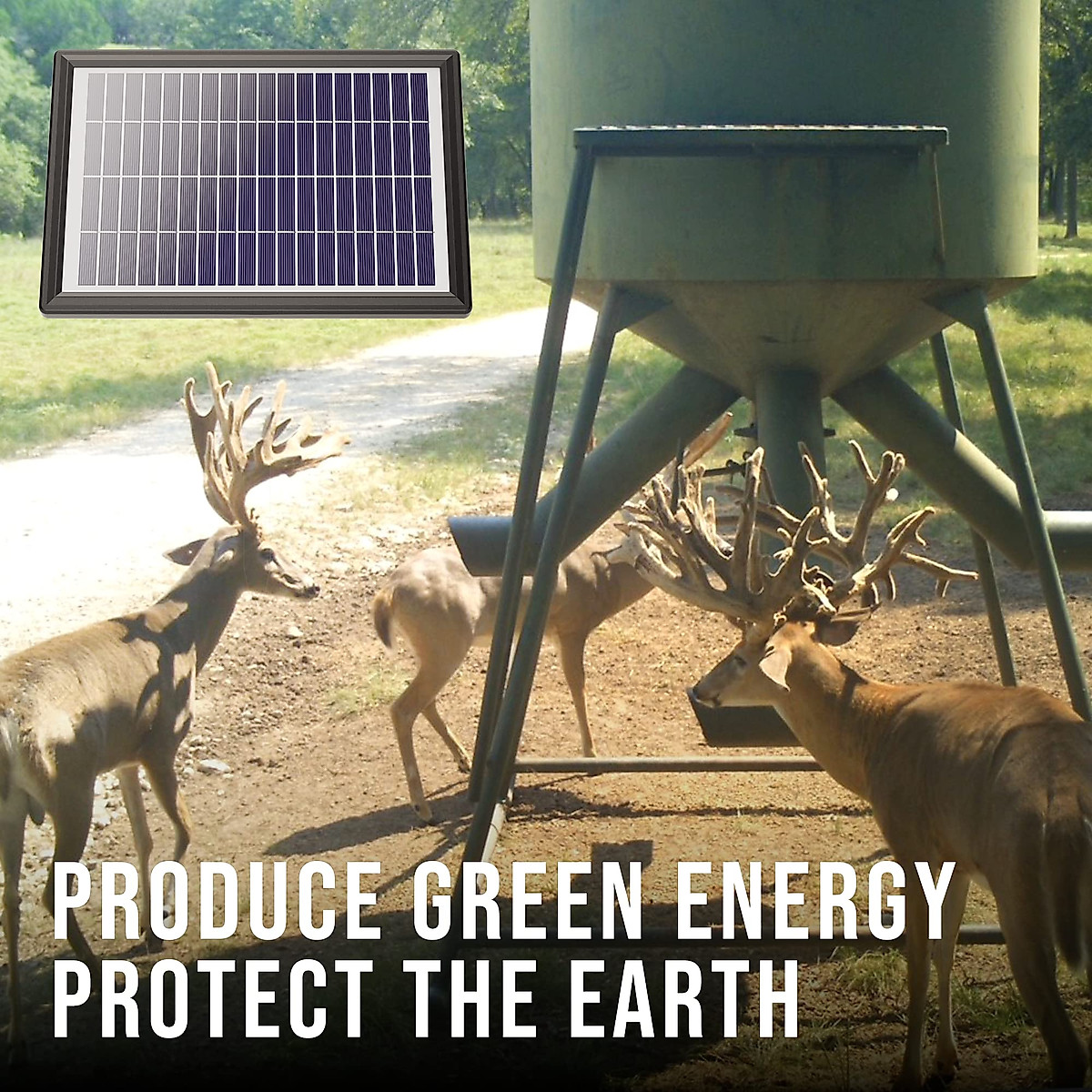 POWOXI Solar Panel 12V 6W Car Solar Battery Charger Maintainer + Charge Controller Waterproof Solar Trickle Charger Adjustable Mount Bracket Alligator Clip for Gate Opener, Cars, etc.