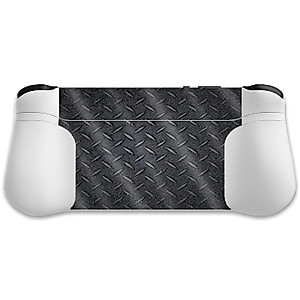 MightySkins Glossy Glitter Skin Compatible with Logitech G Cloud Gaming Handheld - Black Diamond Plate | Protective, Durable High-Gloss Glitter Finish | Easy to Apply | Made in The USA