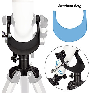 Telescope 60AZ Refractor Telescope Scope - 60mm Aperture and 700mm Focal Length, Multi-Layer Green Film, with Digiscoping Adapter for Photography