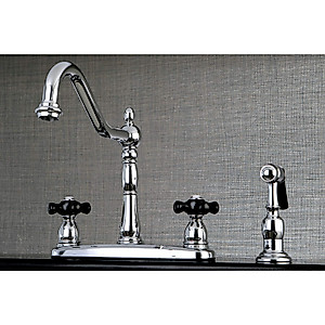 Kingston Brass KB1751PKXBS Duchess Centerset Kitchen Faucet, 8-5/8", Polished Chrome