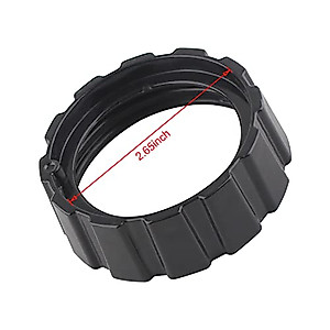 Veterger Replacement Parts Blade with Base Bottom Cap, Compatible with Hamilton Beach Blender