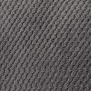 MCombo Fabric Electric Power Recliner Chair with Heat and Massage, Cup Holders, USB Charge Ports, Extended Footrest, Cloth Powered Reclining for Living Room 8015 (Not Lift Chair) (Grey)