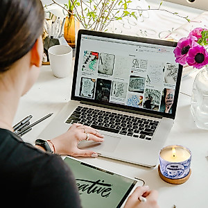 4 Pack Home Scented Candles - Strong Lavender, Vanilla Jasmine, Lilac & Gardenia Candle, 4.4 Oz, 100% Soy, Non-Toxic, Small Candle Set for Aromatherapy & Gifts