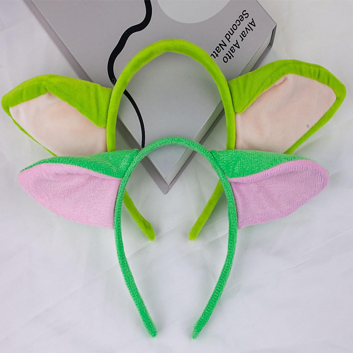 Big Ears Headband,Alien Headband,Headwear with Ears,Cute Decorative Hair Hoop for Hallowen,Cosplay (Yellow)