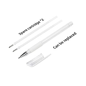 TEONEI Eyebrow microblading Marker Pen,Skin Marker Pen,Eyebrow Permanent Makeup Position Mapping Mark Tools (White)