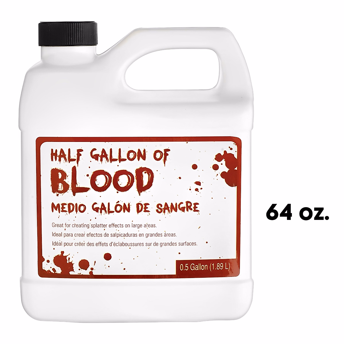 Amscan Fake Blood Party Prop - 64 Oz. (1 Count) - Easy-to-Use, Non-Toxic & Authentic-Looking for Costume Parties and Haunted Houses