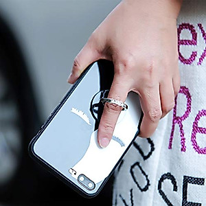 Transparent Cell Phone Ring Holder-（2pack） Cell Phone Ring Holder 360 Degree Rotation Phone Ring Grip Finger Ring Stand Kickstand Compatible Various Mobile Phones or Phone Cases