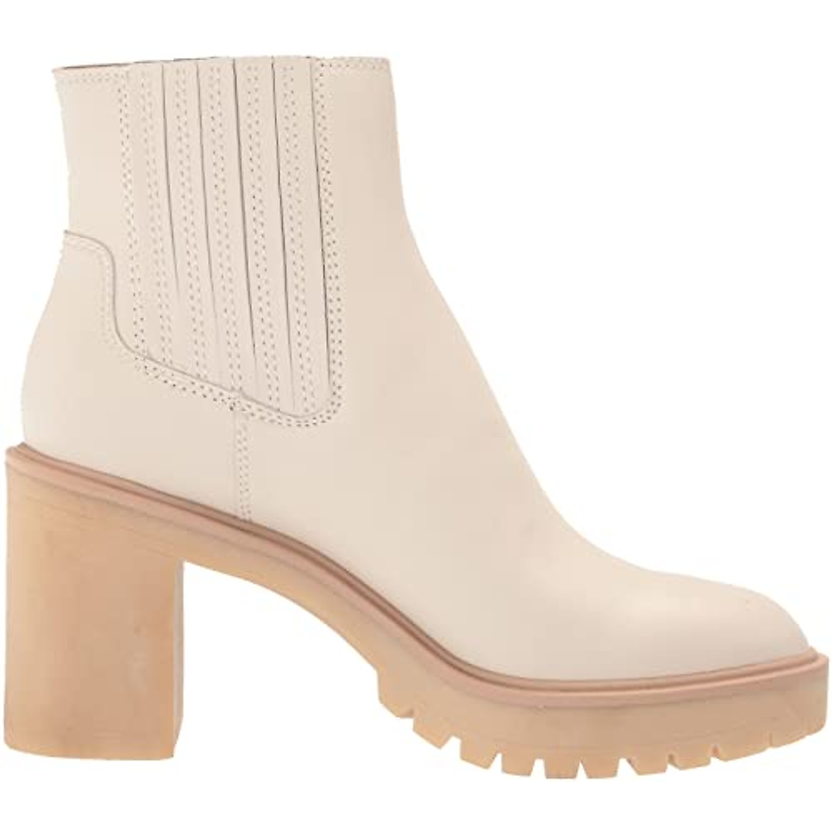 Dolce Vita Women's Caster H2O Fashion Boot, Ivory, 7