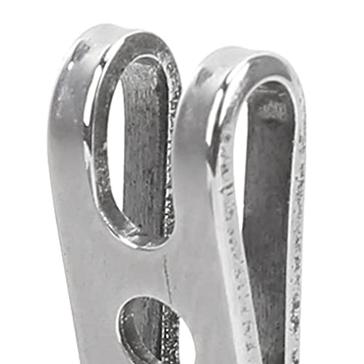 Keenso 2pcs Stainless Steel Suspension Clip, Suspension Pocket Clip for Hanging Knives EDC Pocket Clip for Outdoor Use