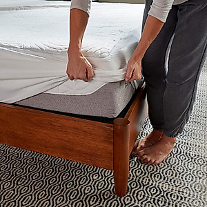 Tempur-Pedic Cool Luxury Mattress Pad, King, White