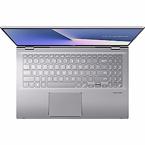 2022 Newest ASUS ZenBook 2 in 1 15.6” FHD Touch Screen Laptop | AMD Ryzen 7 5700U ( Beat i7-1165G7) | 8GB RAM | 256GB SSD | Backlit Keyboard | Windows 11 | Grey | with USB3.0 HUB Bundle