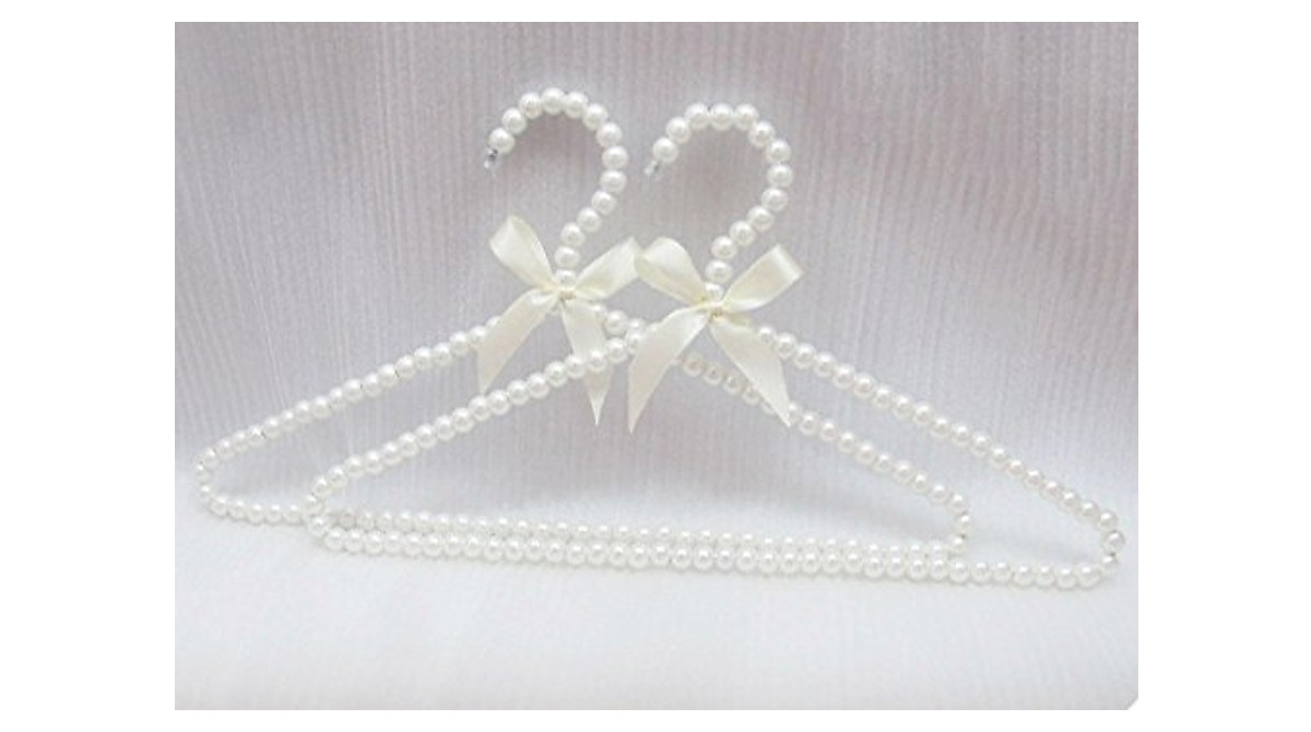 Luxury 10 Pack Pearl Beads Hangers - Elegant Closet Organization
