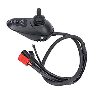 Replacement Joystick Controller for Power Wheelchair Brushed 4P Joystick Controller with Brake Joystick Controller