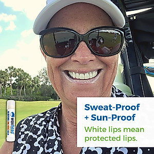 Waxhead Lip Sunscreen with Zinc Oxide Lip Balm SPF 20 Zinc Oxide Sunscreen Chapstick Sunblock for Lips, Reef Safe Waterproof Non-Nano Biodegradable Protection with Lanolin, Shea Butter (Mint 4 Pack)