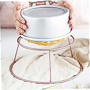 4 Pcs bread cooling rack round crackers baking trays for oven non stick cookware bakery cooling rack Cooling Racks for Baking oven grill rack Stainless Steel Cooling Bracket cooler Abaodam