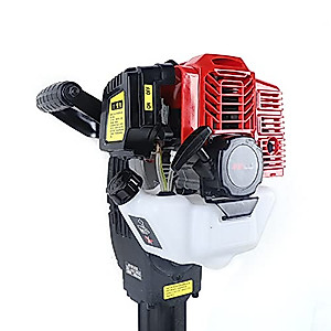 Gasoline Excavator Tree Shovel Drilling Machine, 52cc 2 Stroke Garden Tree Digger, Post Hole Digger with Proportioning Bucket and Funnel Filter