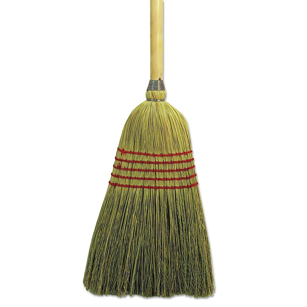 Boardwalk BWK926CCT 55 in. Corn Fiber Bristles Parlor Broom - Natural (12/Carton)