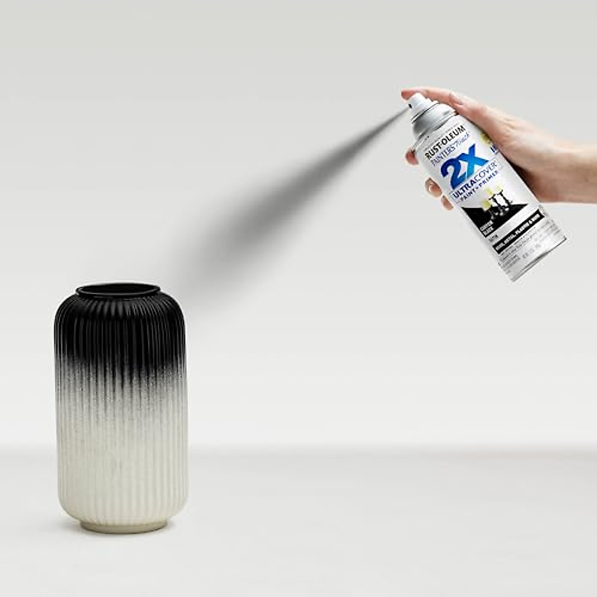 Rust-Oleum 346951-6PK Painter's Touch 2X Ultra Cover Spray Paint, 12 oz, Satin Canyon Black, (Pack of 6)