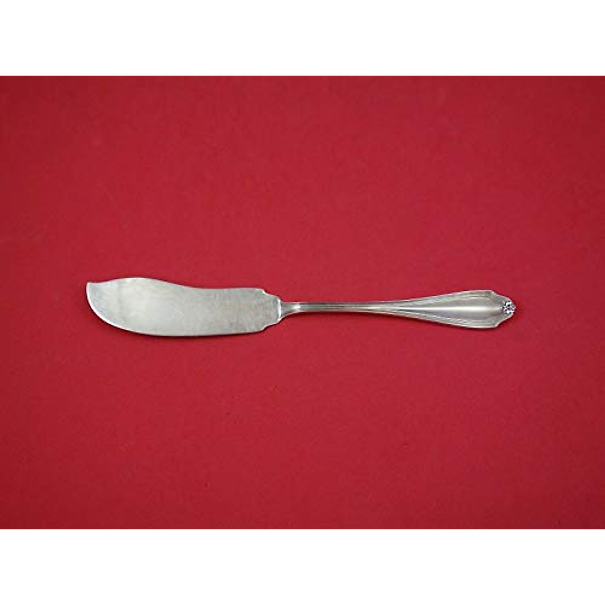 Stratford by Whiting Sterling Silver Flat Handle Master Butter 7 1/4" Server