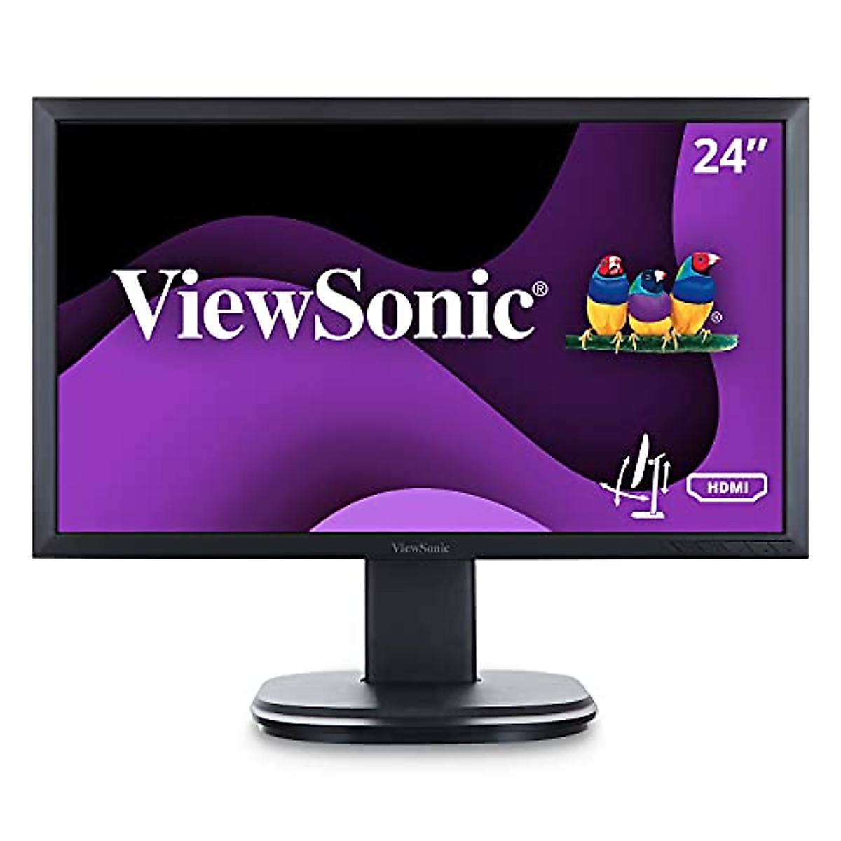 ViewSonic VG2449 24 Inch 1080p Ergonomic LED Monitor with HDMI DisplayPort and DaisyChain for Home and Office