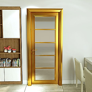 Gold Mirror Contact Paper 16 x 117 Inches Self Adhesive Shelf Liner Shelf Paper Drawer Sticker Peel and Stick Wallpaper for Kitchen Countertop