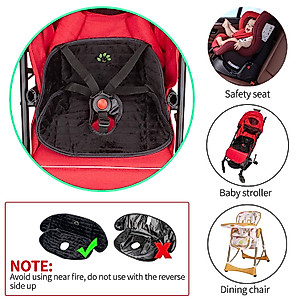 Anmas Home Piddle pad Car Seat Protector - Car Seat Saver Stroller Potty Pad, Baby Car Seat Cover, Car Seat Waterproof Liner for Potty Training Prevent Dipper Leaking 20x15 inch Black 2PCS(Black+gray）