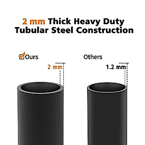 8ft Firewood Rack Outdoor Heavy Duty Log Rack Firewood Storage Rack Fire Wood Rack Holder Steel Tubular for Indoor Outdoor Fireplace Tool for Patio Deck Log Storage Stand