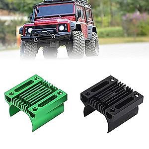 2pcs RC Motor Heatsink Aluminum Alloy RC Electric Motor Heat Sink with Efficient Cooling Improved Performance for RC Car Truck