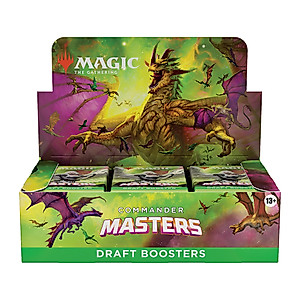 Magic: The Gathering Commander Masters Draft Booster Box - 24 Packs (480 Cards)