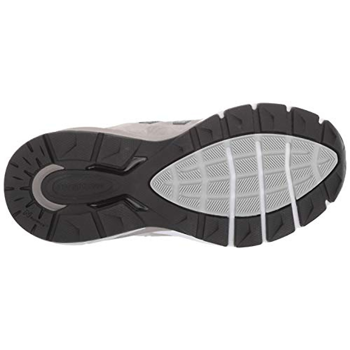 New Balance Women's Made in US 990 V5 Sneaker, Grey/Castlerock, 10.5 Wide