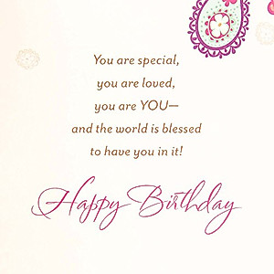 Hallmark Mahogany Religious Birthday Card for Her (Celebrating You)