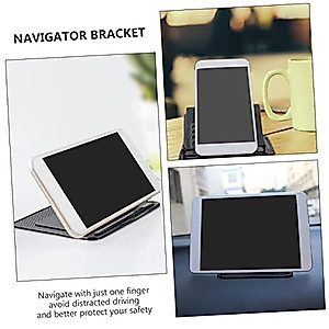 FAVOMOTO 2pcs Mobile Phone Holder Tablet Car Holder Phone Holder for Car Navigation Bracket Car Tablet Holder Cell Phone Mount Adhesive Phone Holder GPS Non-Slip Mat Universal