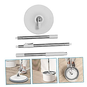 Hemoton Disc Mop Microfiber Cleaner Window Glass Cleaner Household Cleaner Floor Wet Mop Bucket Floor Mop Cleaning Mop Replacement Heads Dust Mop for Floor Cleaning Mop for Hardwood Glass