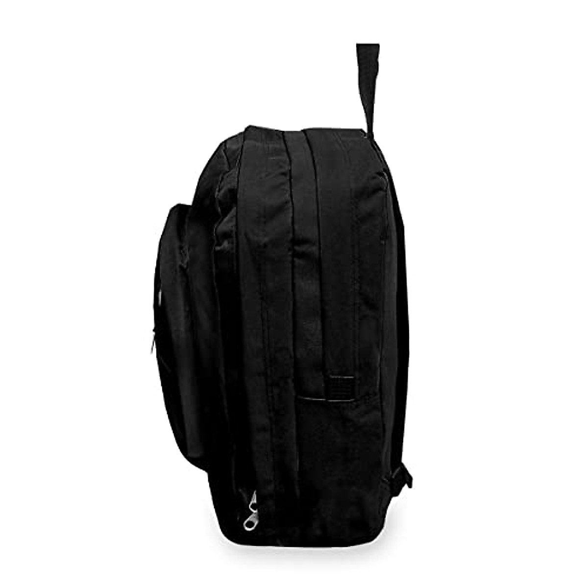 Everest Double Main Compartment Backpack, Black, One Size