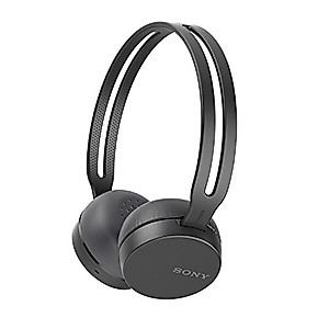 Sony WH-CH400 Wireless Headphones, Black (WHCH400/B) (Renewed)