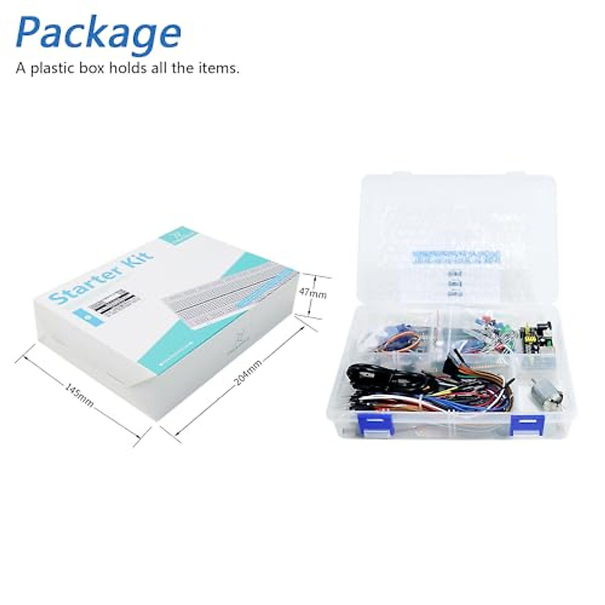 Freenove Super Starter Kit for ESP8266 (Included) (Compatible with Arduino IDE), ESP-12S Onboard Wi-Fi, MicroPython C Code, 496-Page Detailed Tutorial, 173 Items, 77 Projects