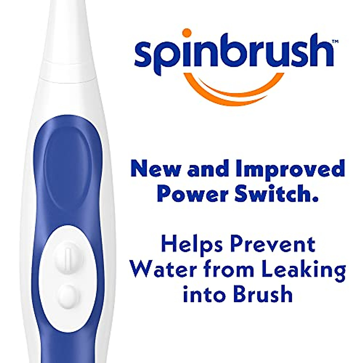 Spinbrush PRO CLEAN Battery Powered Toothbrush, Medium Bristles, 1 Count, Gold or Blue Color May Vary