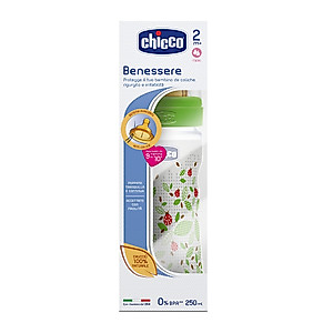 Chicco Feeding Bottle Well-being And Rubber Polypropylene ML Unisex Medium 250ml