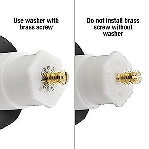 Danco, Chrome, 80811 Touch-Toe Tub Stopper, 2 x 2 x 2.25 inches