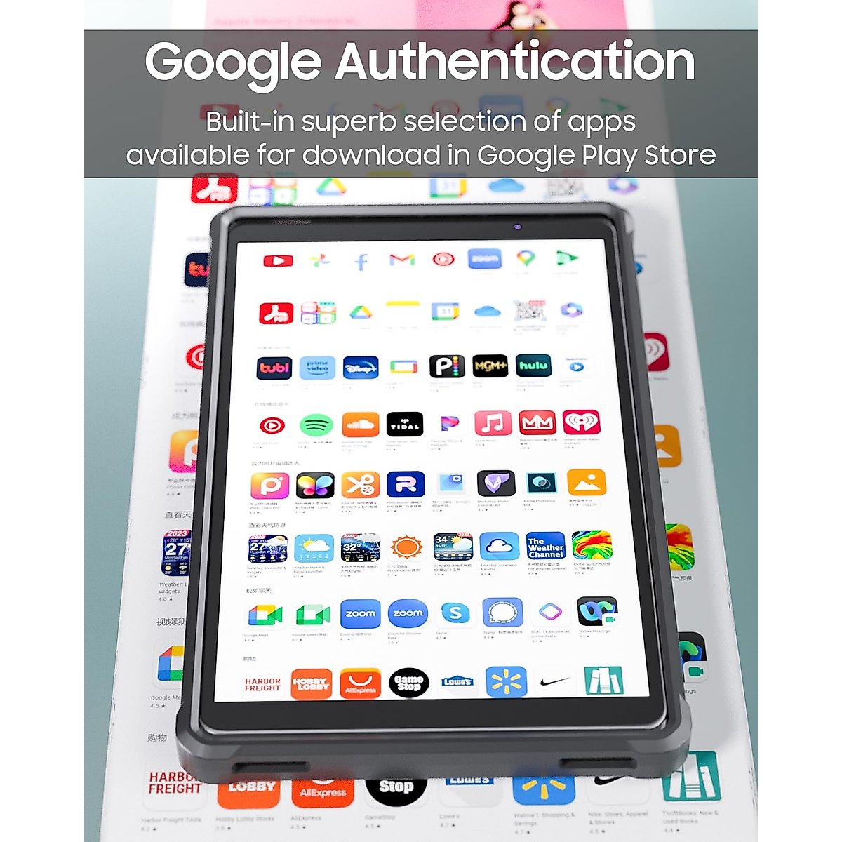 Tablet 8 inch, Android 12 Tablet Pc with Case and Glass, 32GB ROM Support 512GB Expand, Wi-Fi 6 Tablets Computer, 1280x800 Resolution HD Touch Screen, 2+8MP Dual Camera, Google GMS Certified Tab
