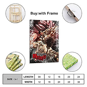 AOMACA Anime Posters Baki The GrapplerCanvas Painting Wall Art Poster for Bedroom Living Room Decor24x36inch(60x90cm)
