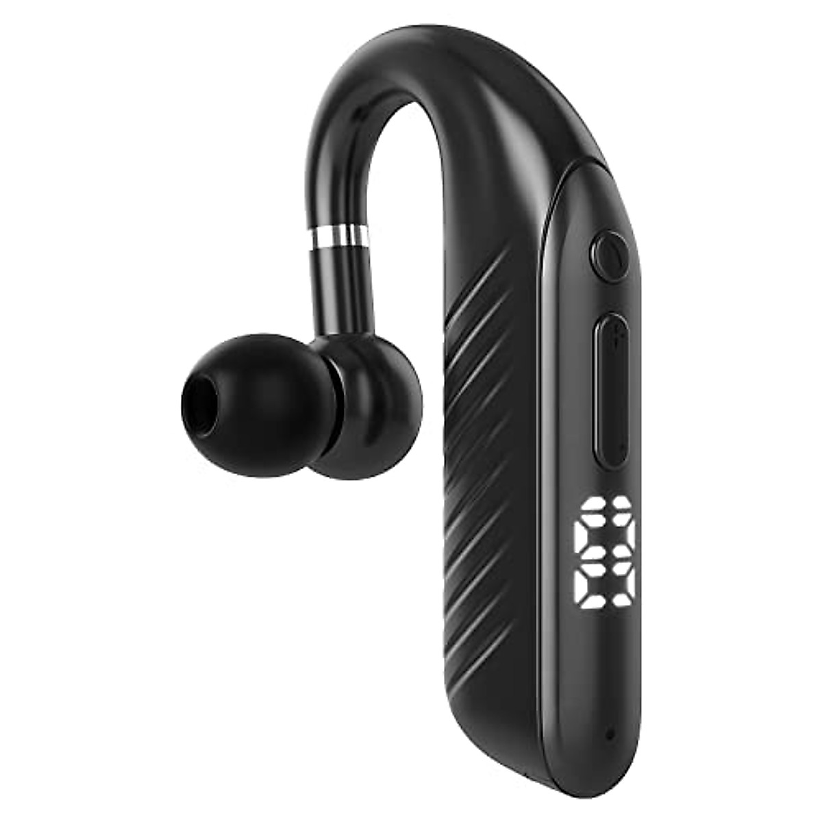 Bluetooth Headset Wireless Bluetooth 5.2 Business Ear Hanging Headphone with Mic, 250mAh LED Digital Display Screen Noise Reduction Sweatproof Earphones for Cell Phone, Car, Office, Sports