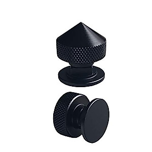 JGR 1 Pair Welding Hood (Pipeliner) Fasteners Aluminum (Spiked-Black)