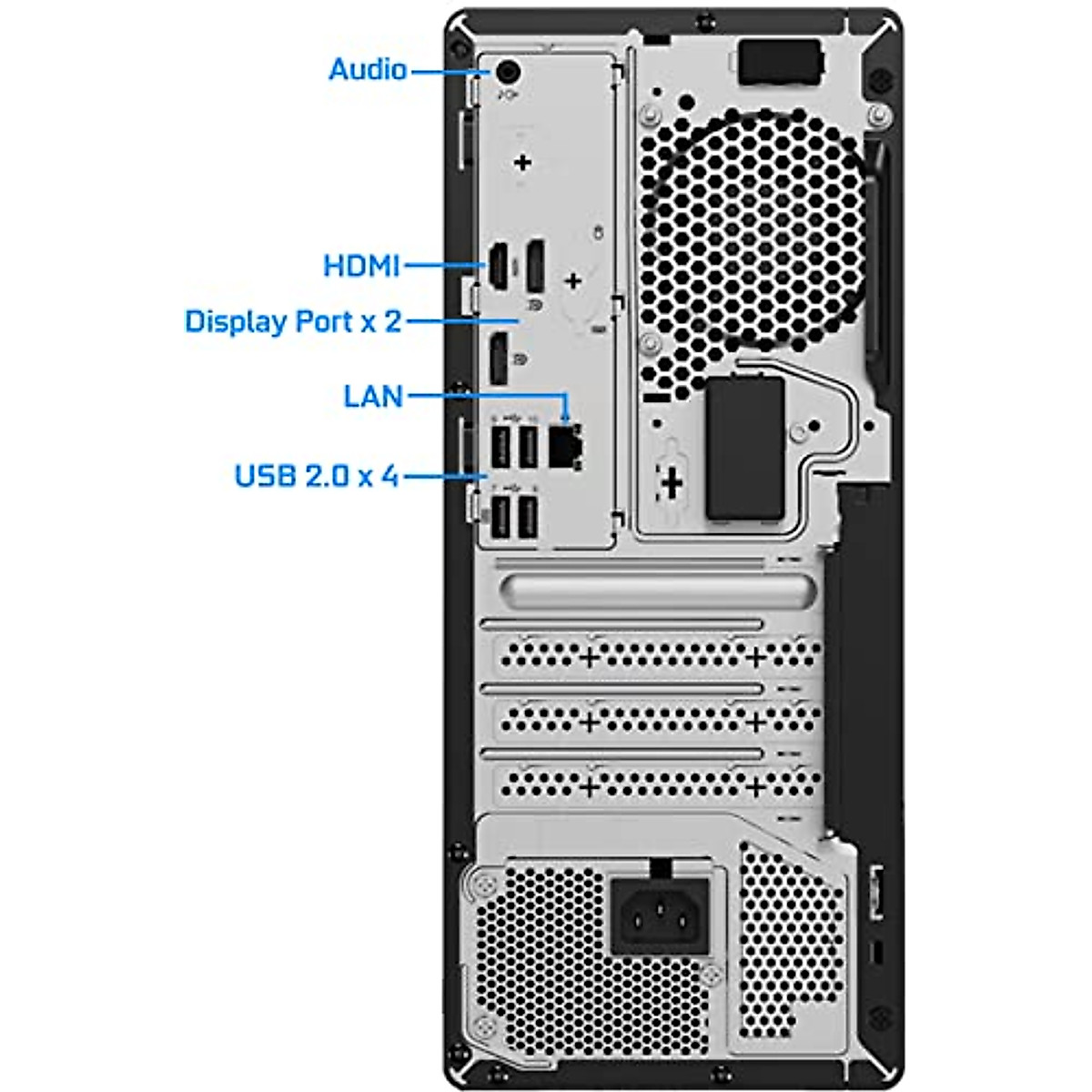Lenovo ThinkCentre M70T Tower Desktop, Intel i7-10700 Upto 4.8 GHz, 32GB RAM, 2TB NVMe SSD, 4K UHD 630 Graphics, DVD-RW, DisplayPort, HDMI, AC Wi-Fi, Bluetooth – Windows 11 Pro, Black